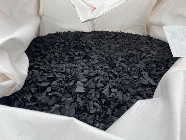 Natural Coloured Rubber Mulch Play Bark chippings - 1000 KG – Evolution ...
