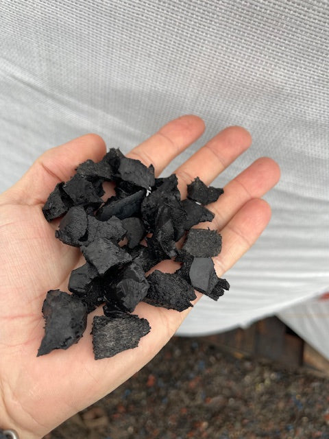 Natural coloured Rubber Mulch Play Bark chippings -20 KG – Evolution ...