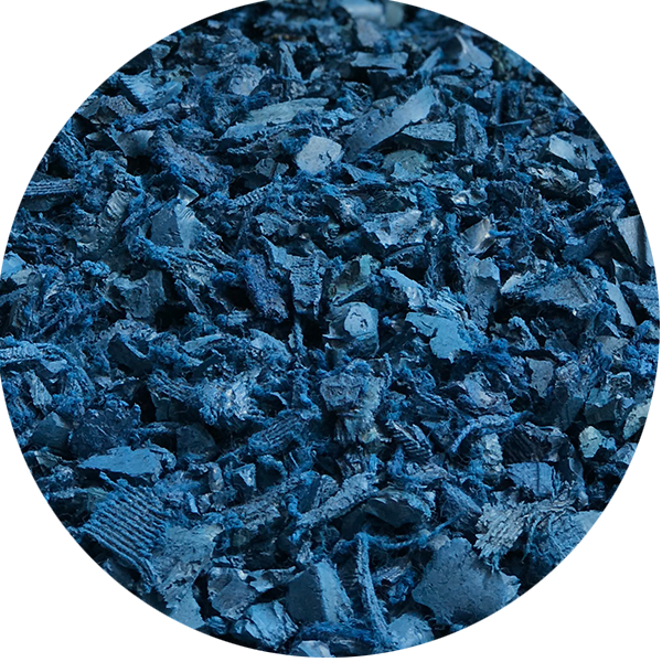 ECO Blue Rubber Mulch Play Bark Chip – 500KG – Evolution Rubber Products